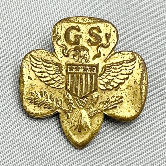 Vintage | Jewelry | Vintage Gs Girl Scout Eagle Pin | Poshmark